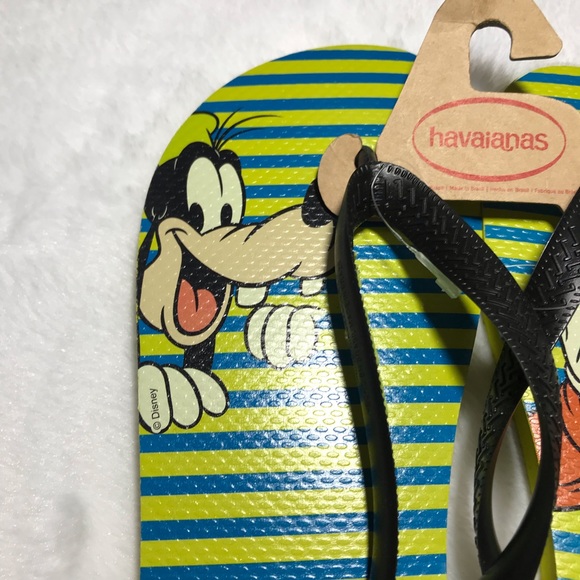 Havaianas | Shoes | Nwt Goofy Disney Mickey Flip Flops Blue Orange 2 ...